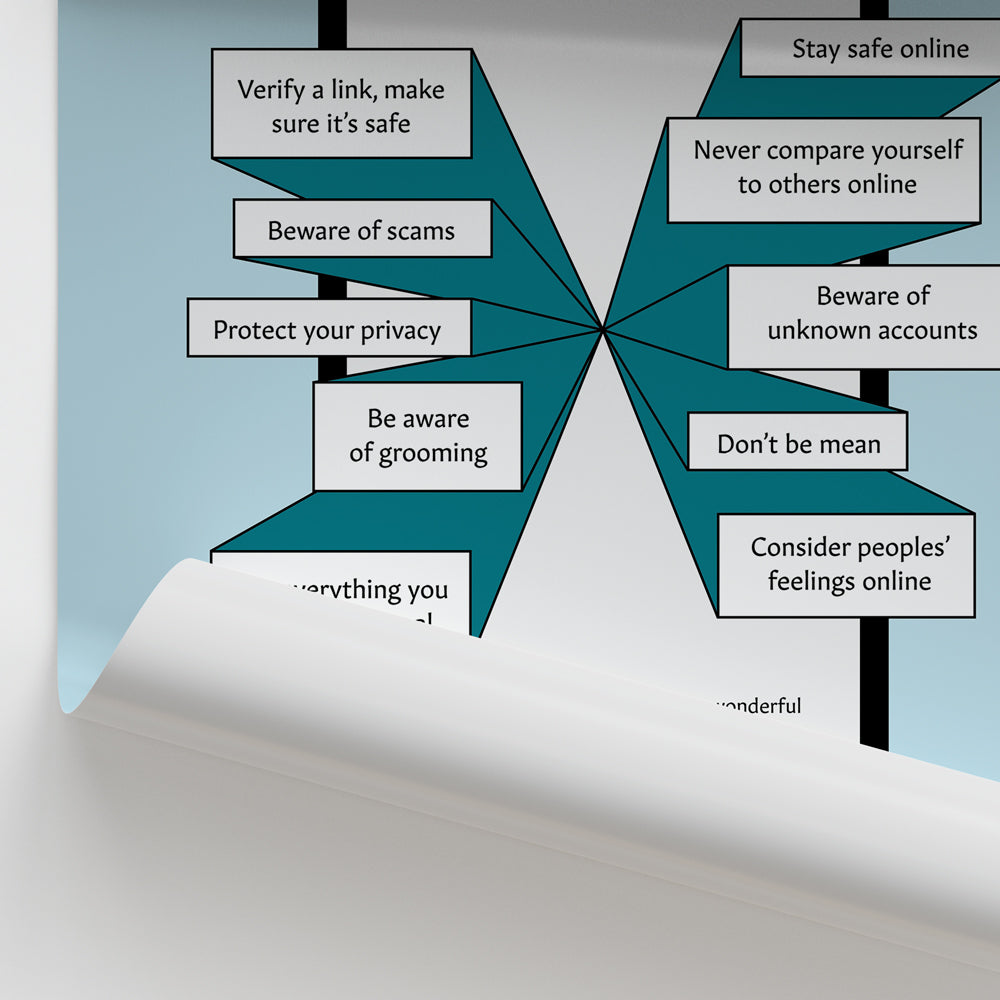 Keeping Safe Online Poster | PSHE School Education Chart – AnatomyStuff