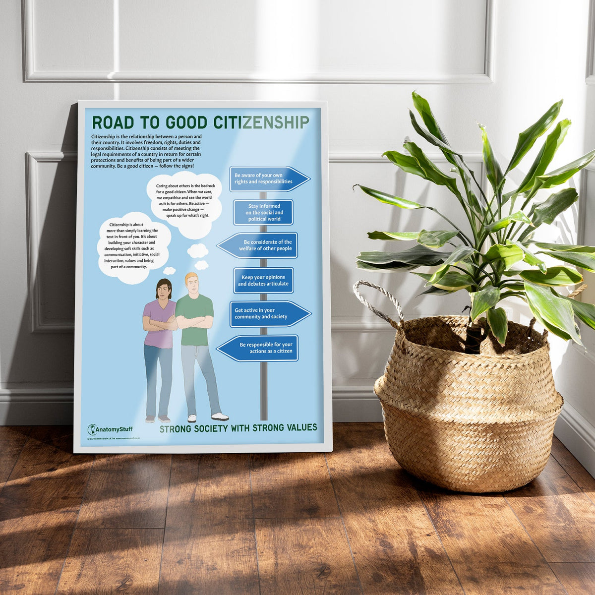 Road to Good Citizenship Poster | PSHE School Education Chart ...